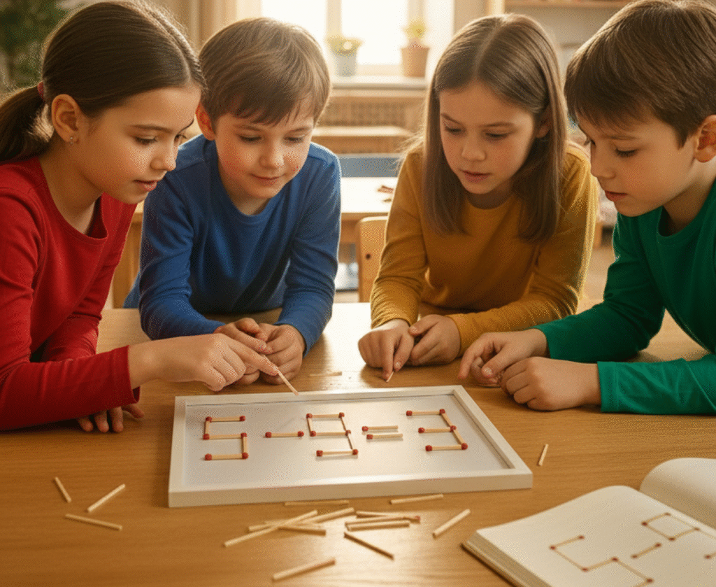 Why Matchstick Puzzles are More Than Just Games - MathsKraft